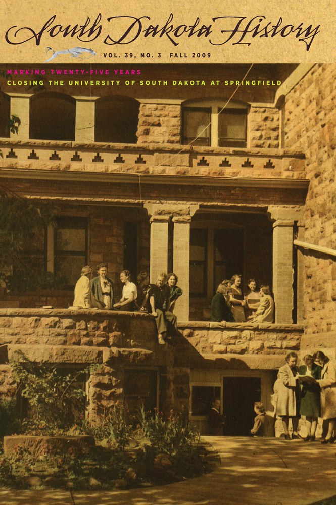 SOUTH DAKOTA HISTORY — South Dakota Historical Society Press